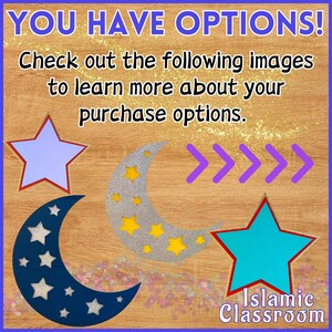 Ramadan and Eid Decorations - Crescent Moons and Stars - Handcrafted ...