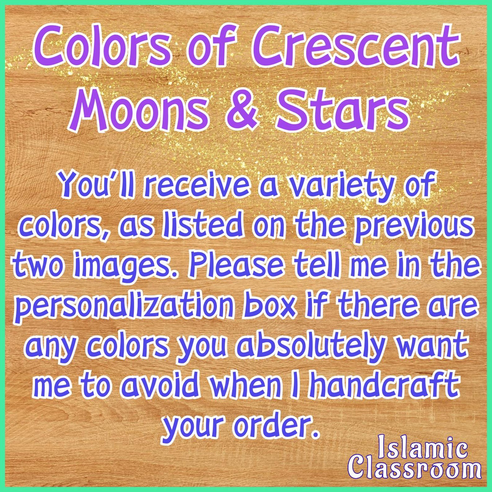 Ramadan and Eid Decorations - Crescent Moons and Stars - Handcrafted ...