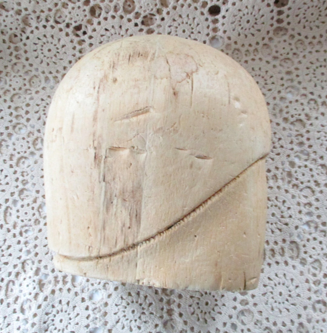 Vintage Milliner's 24" Balsa Wood Hat Form - Etsy