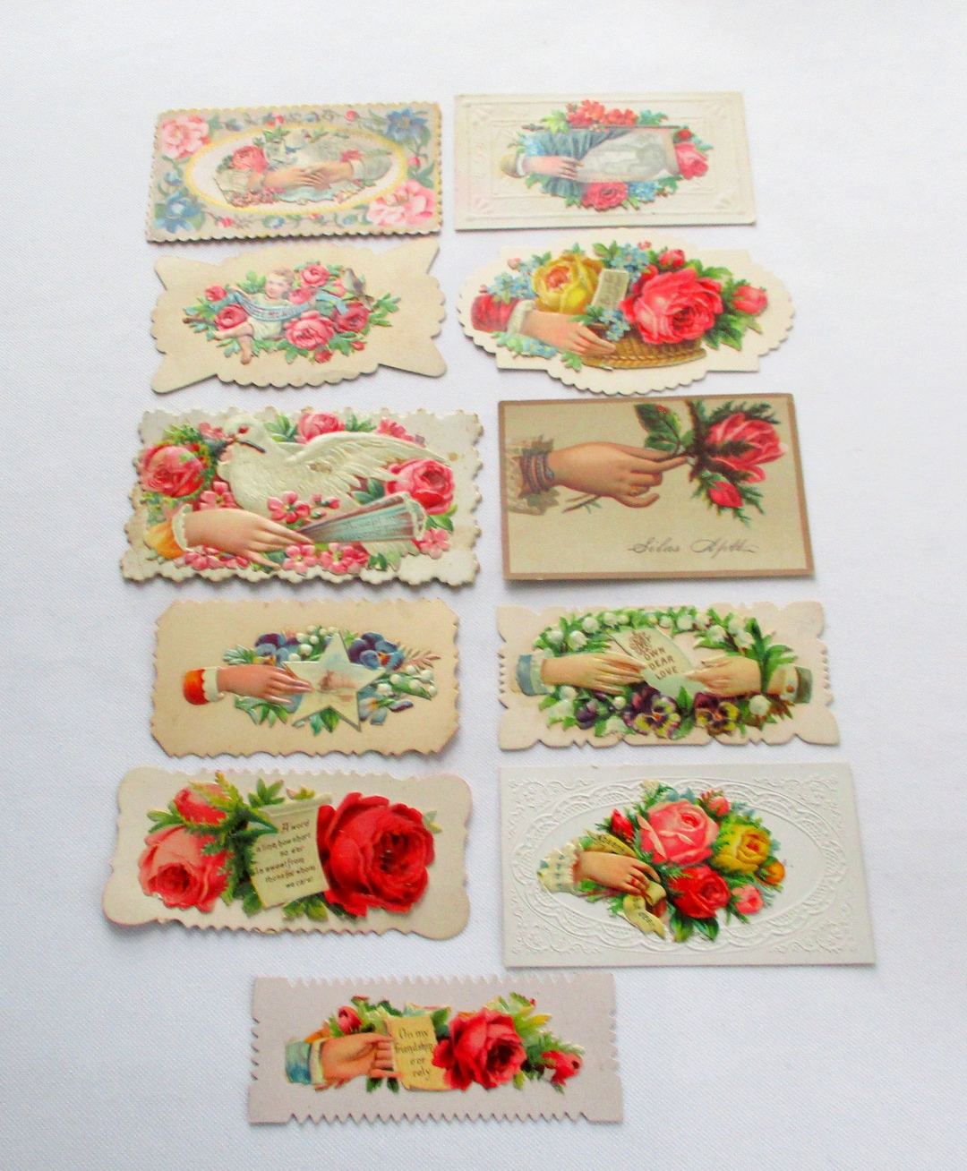 Vintage 11 Piece Assortment of Victorian Calling Cards - Etsy