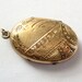 Vintage Oval Photo Locket Engraved Aesthetic Design - Etsy