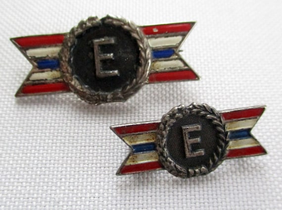 Vintage Army Navy Production Award Pins for Excellenc… - Gem