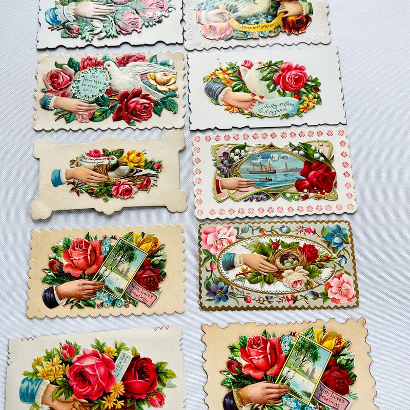 Victorian Cards - Etsy