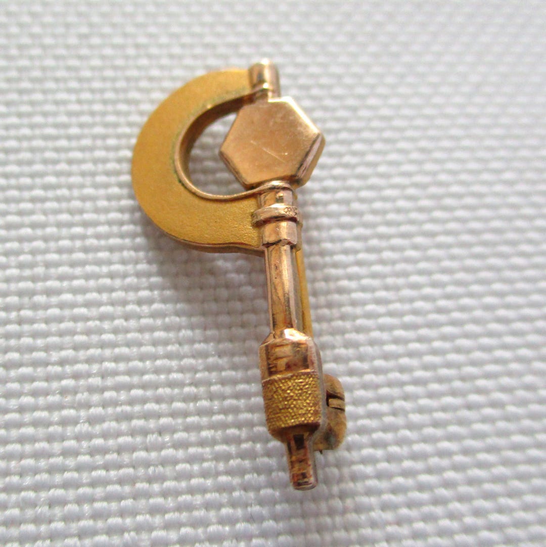 Vintage Small Gold Filled Micrometer Lapel Pin - Etsy