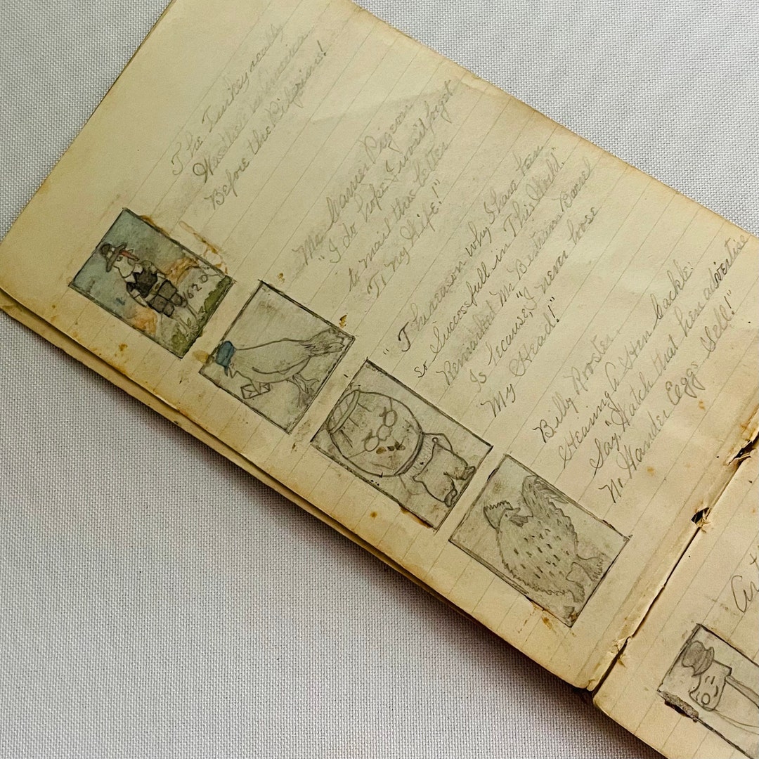 Vintage Schoolgirl Notebook Rochester, MA WWI Era - Etsy