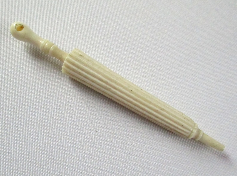 Vintage Souvenir Parasol Umbrella Bone Needle Case - Etsy