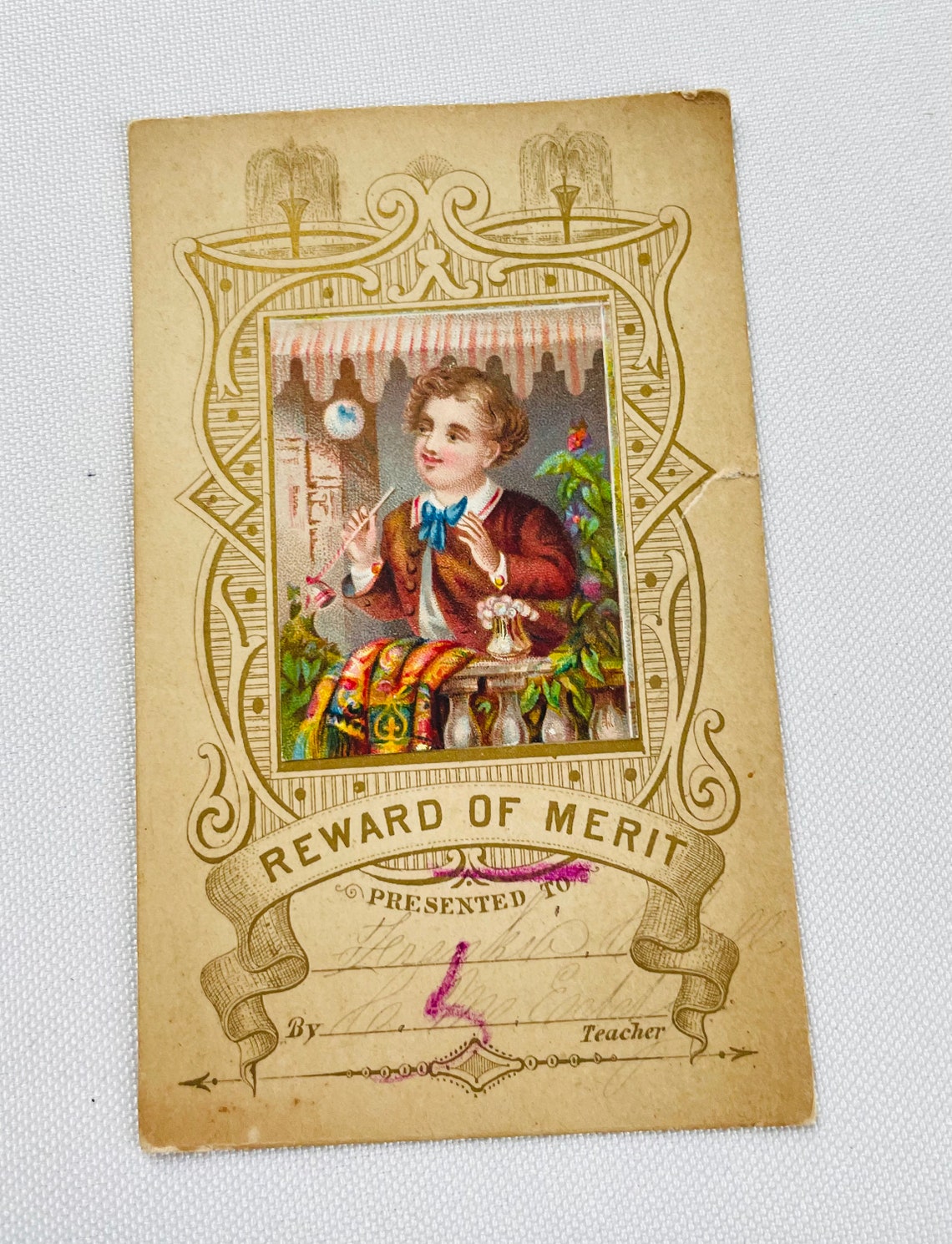 Vintage Reward of Merit Cards 15 Pieces as Found - Etsy