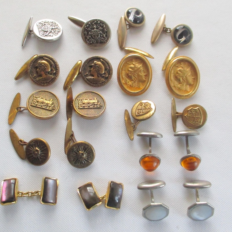 Cufflinks Chain Vintage - Etsy