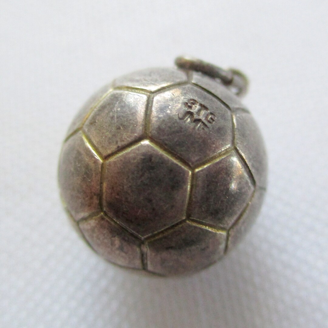 Vintage J. M. Fisher Sterling Silver Ball Fob Charm - Etsy