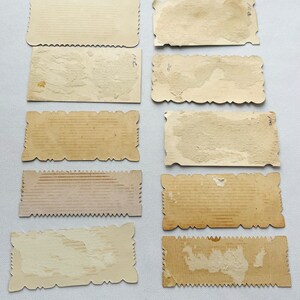 Lot 3 Vintage Group of 10 Victorian Calling Cards Die Cuts - Etsy