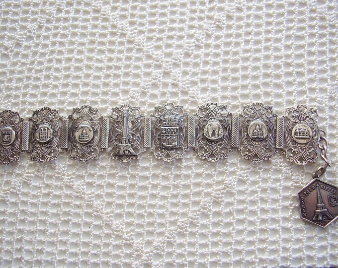 Vintage Bracelet Paris Filigrane Depose - Etsy