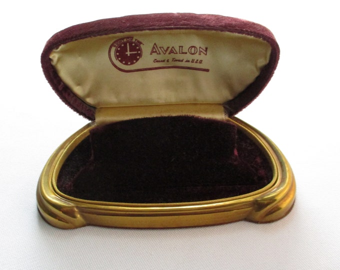 Vintage Avalon Velvet Watch Presentation Box - Etsy