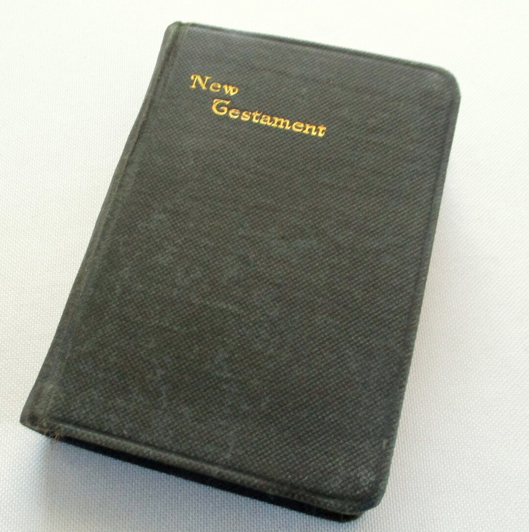 Vintage Religious Book New Testament Signed Inscription Xmas, 1925 - Etsy