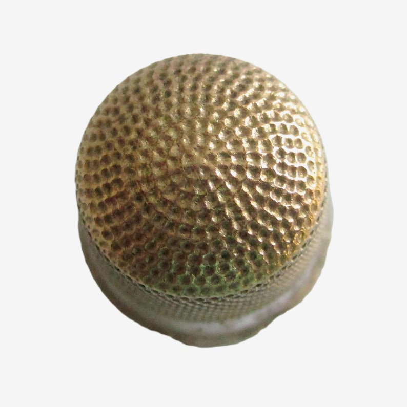 Vintage Stern Bros. & Co. Monogrammed Engraved Floral Design Thimble ...