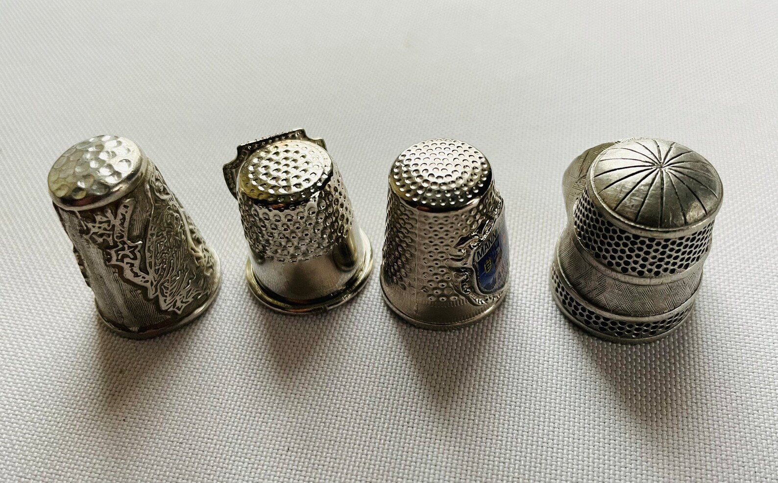 Vintage Group of 6 Thimbles Nicholas Gish Manheim Montana - Etsy