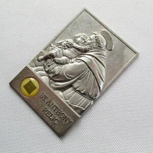 Vintage St. Anthony Reliquary Pocket Shrine - Etsy