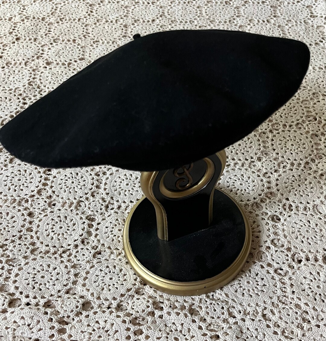 Vintage Hobena Foulard Basque Grand Luxe Beret - Etsy