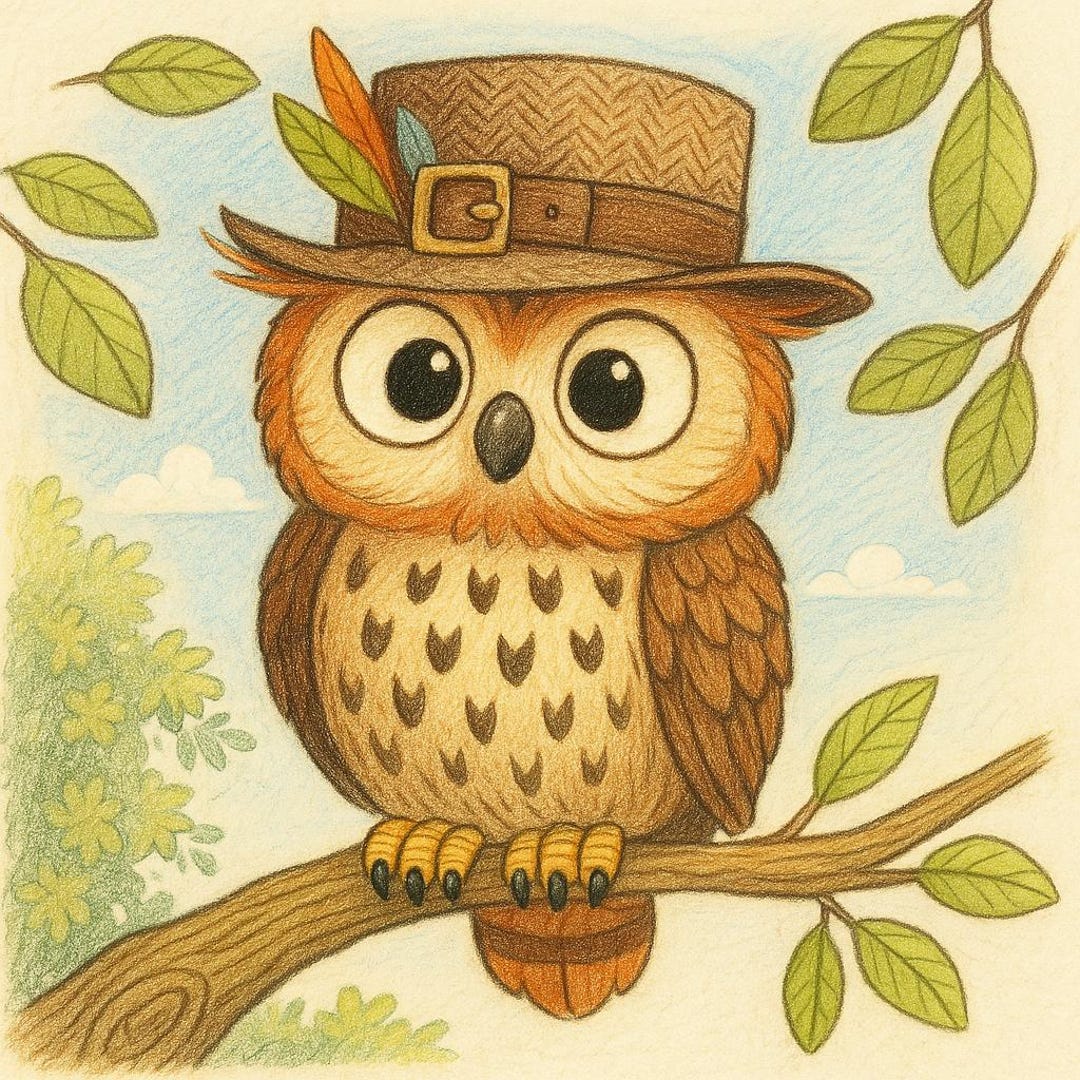 Gary the Owl: Sad Hat Day - Children's Picture Book - Etsy