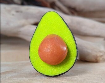 Polymer Clay Avocado - Etsy