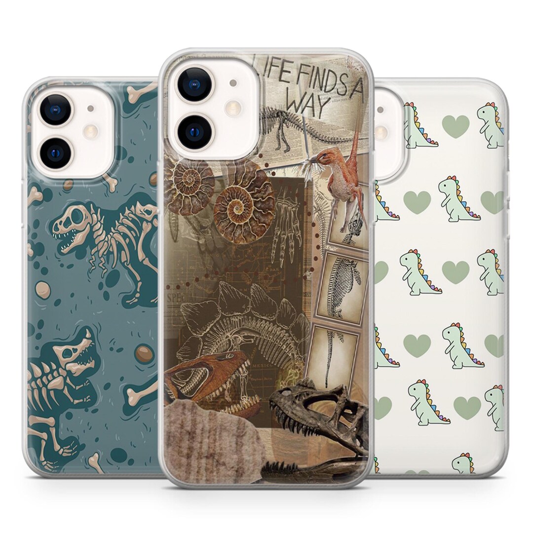 Dino Fossils Phone Case Aesthetic Cool Cover for iPhone 16pro, 15, 14 ...