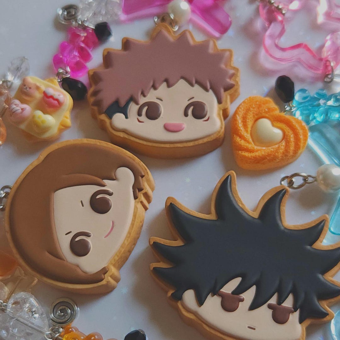 Jujutsu Kaisen JJK Beaded Cookie Keychains - Etsy