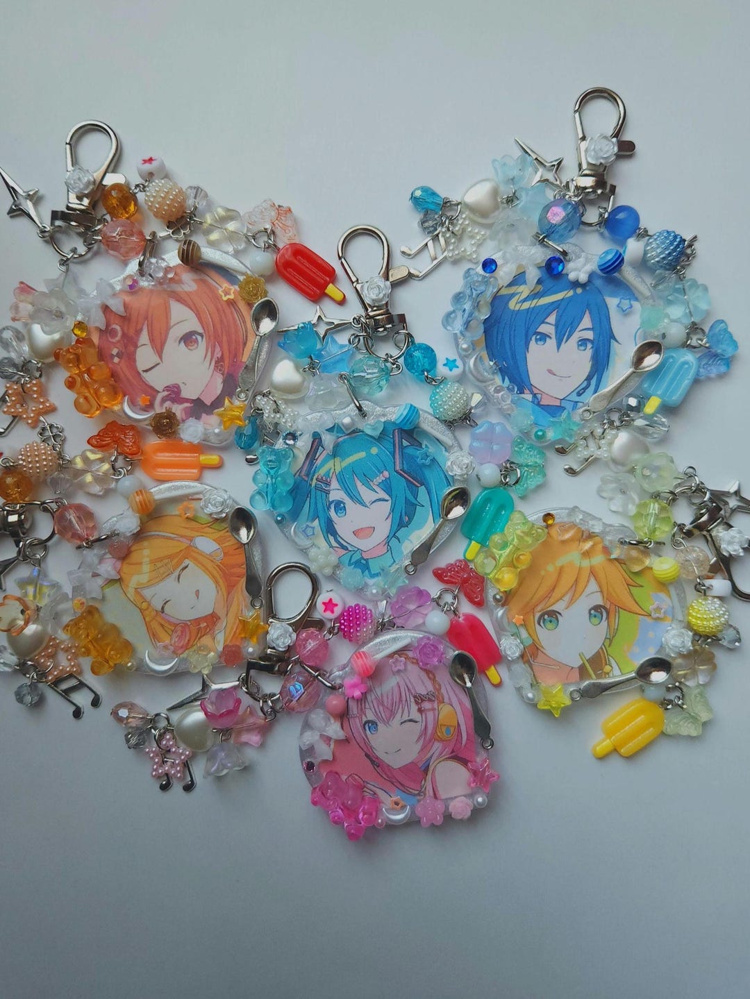 Vocaloid Frame Deco Keychains - Etsy