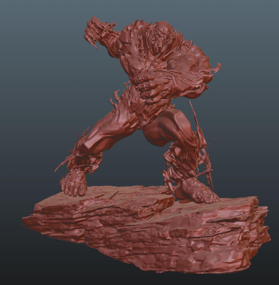 Titan Final Fantasy Action Figure Printed in Resin With 3D Printer in ...