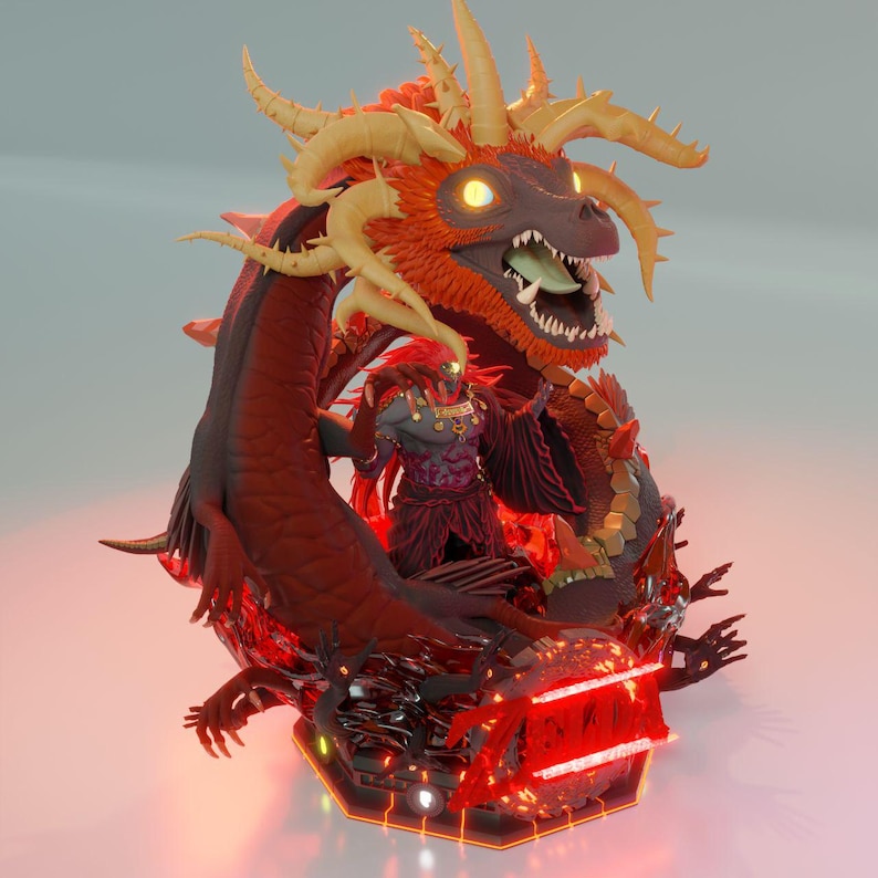 Ganon & Dragon - the Legend of Zelda Action Figure Printed in Resin ...