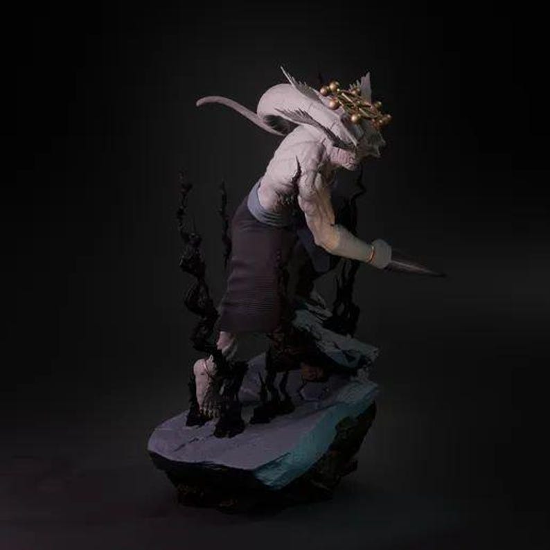 Mahoraga - Jujutsu Kaisen Action Figure Printed in Resin With a 12K 3D ...