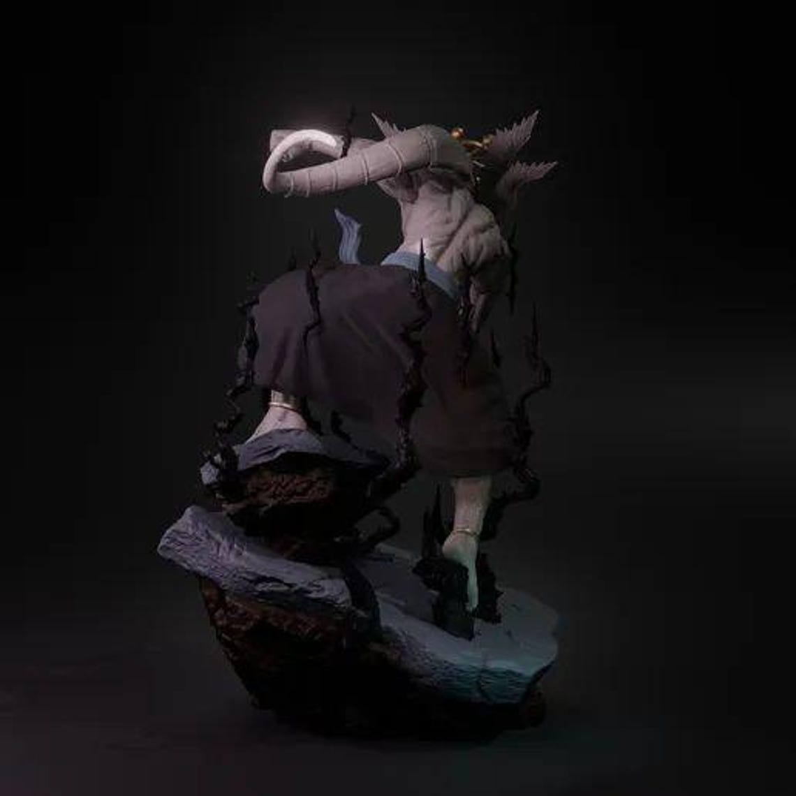 Mahoraga - Jujutsu Kaisen Action Figure Printed in Resin With a 12K 3D ...