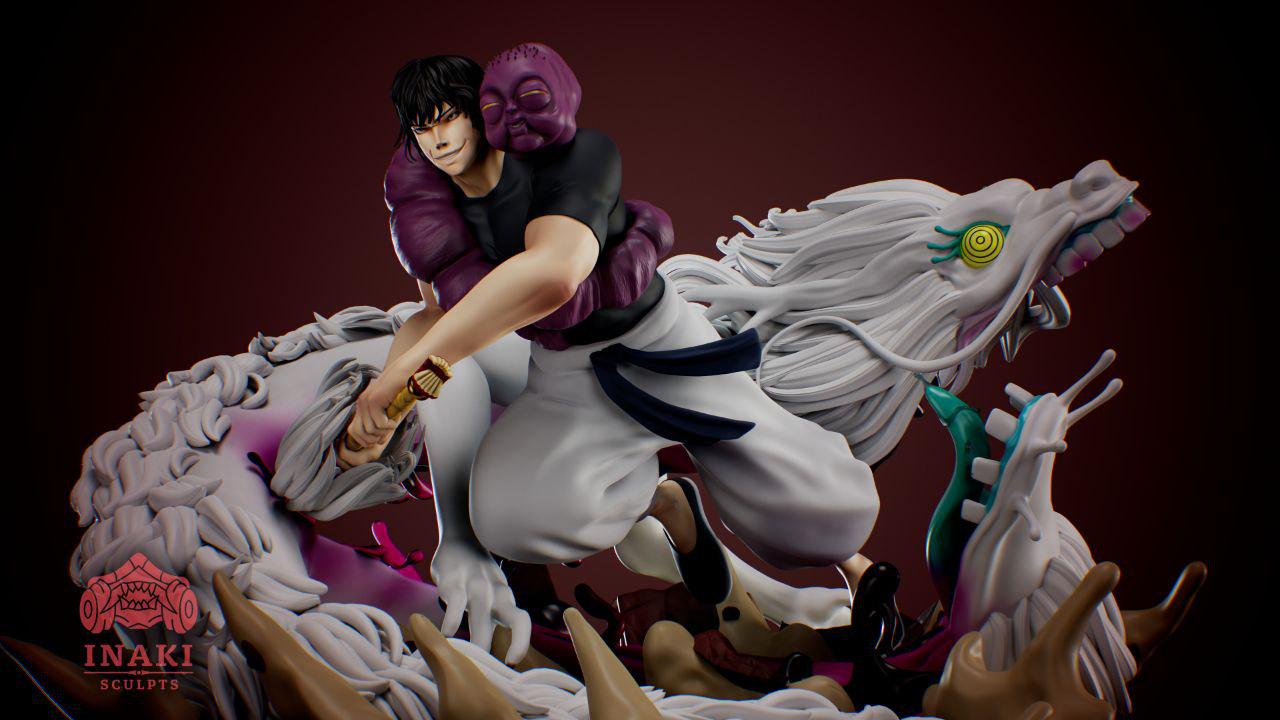 Toji Fushiguro - Jujutsu Kaisen Action Figure Printed in Resin With 3D ...