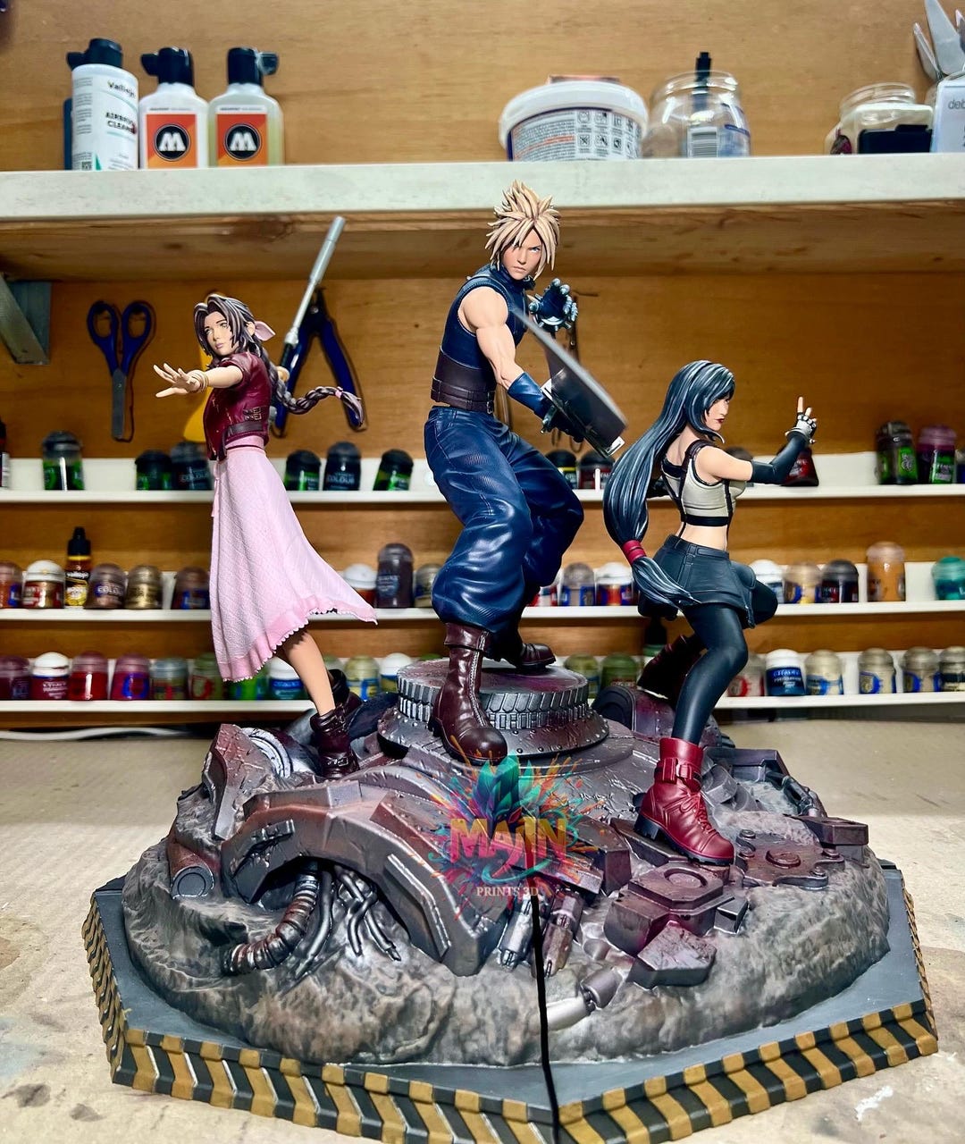 Diorama - Final Fantasy Action Figure Printed in Resin With 3D Printer ...