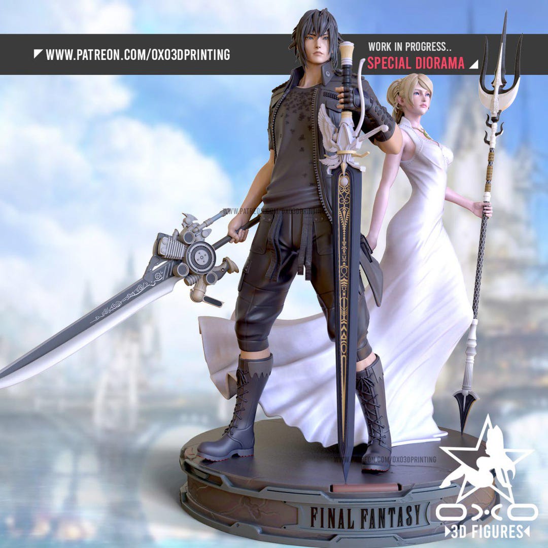 Lunafreya Nox Fleuret AND Noctis Lucis Caelum - Final Fantasy Action ...