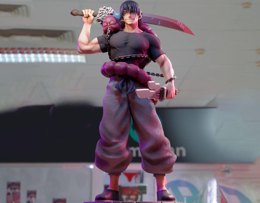 Toji Fushiguro - Jujutsu Kaisen Action Figure Printed in Resin With 3D ...