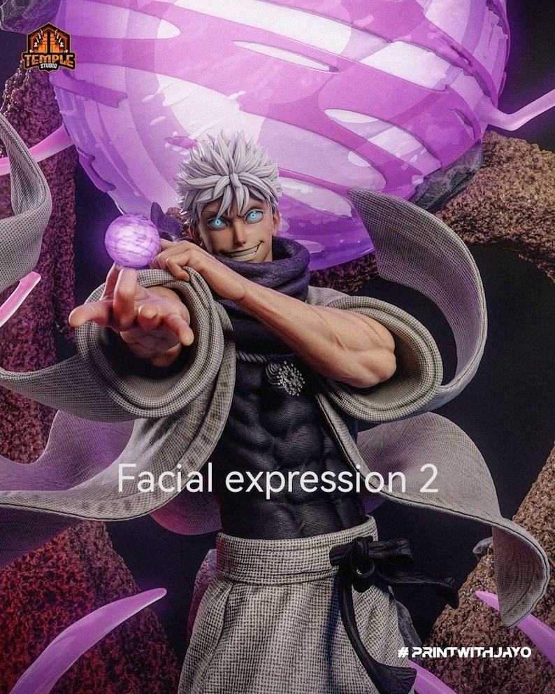 Satoru Gojo - Jujutsu Kaisen Action Figure Printed in Resin With 3D ...