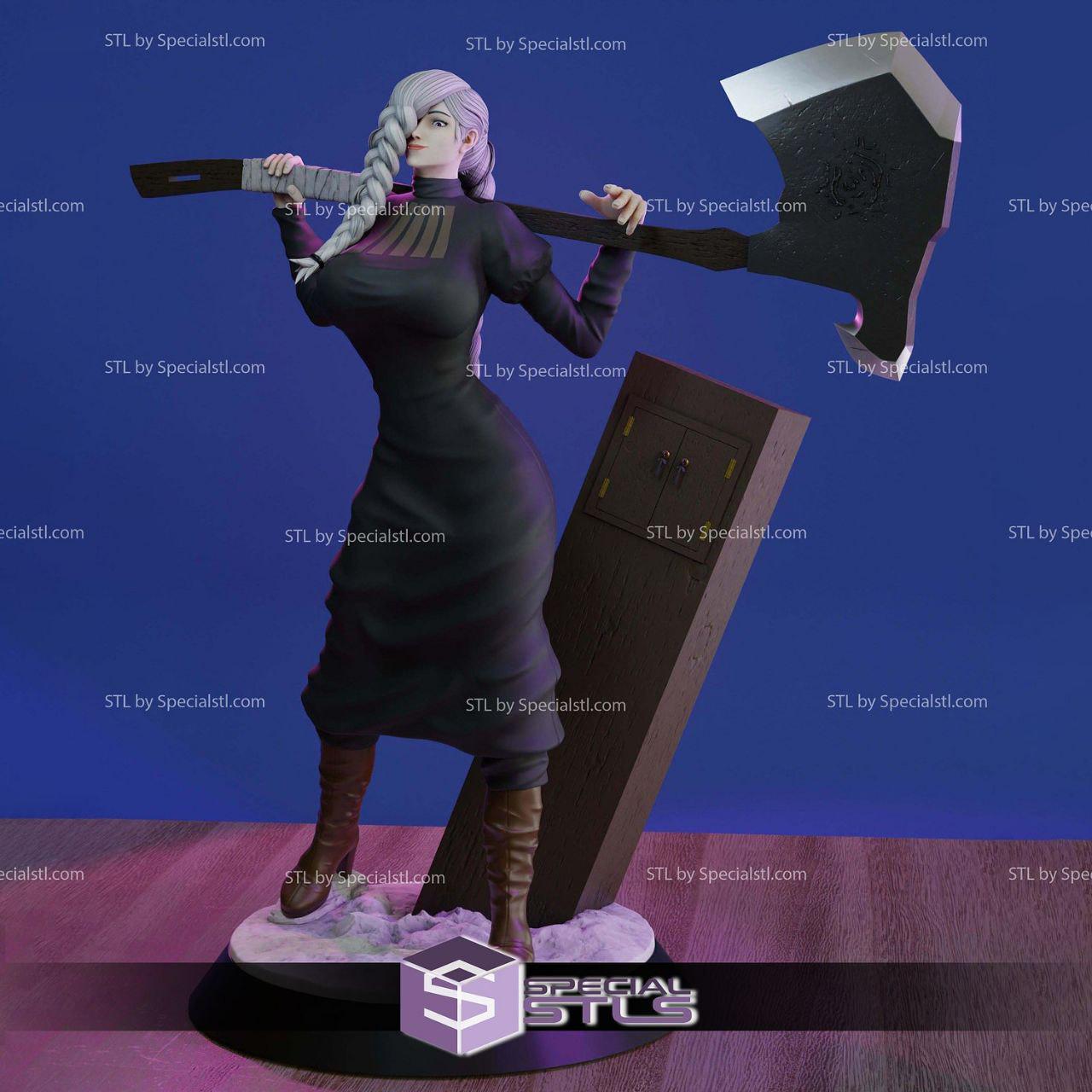 Mei Mei Jujutsu Kaisen Action Figure Printed in Resin With 3D Printer ...