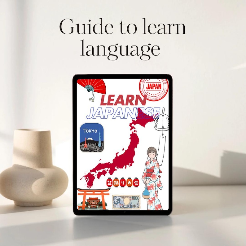 Guide to Learn the Basics of Japanese - Etsy