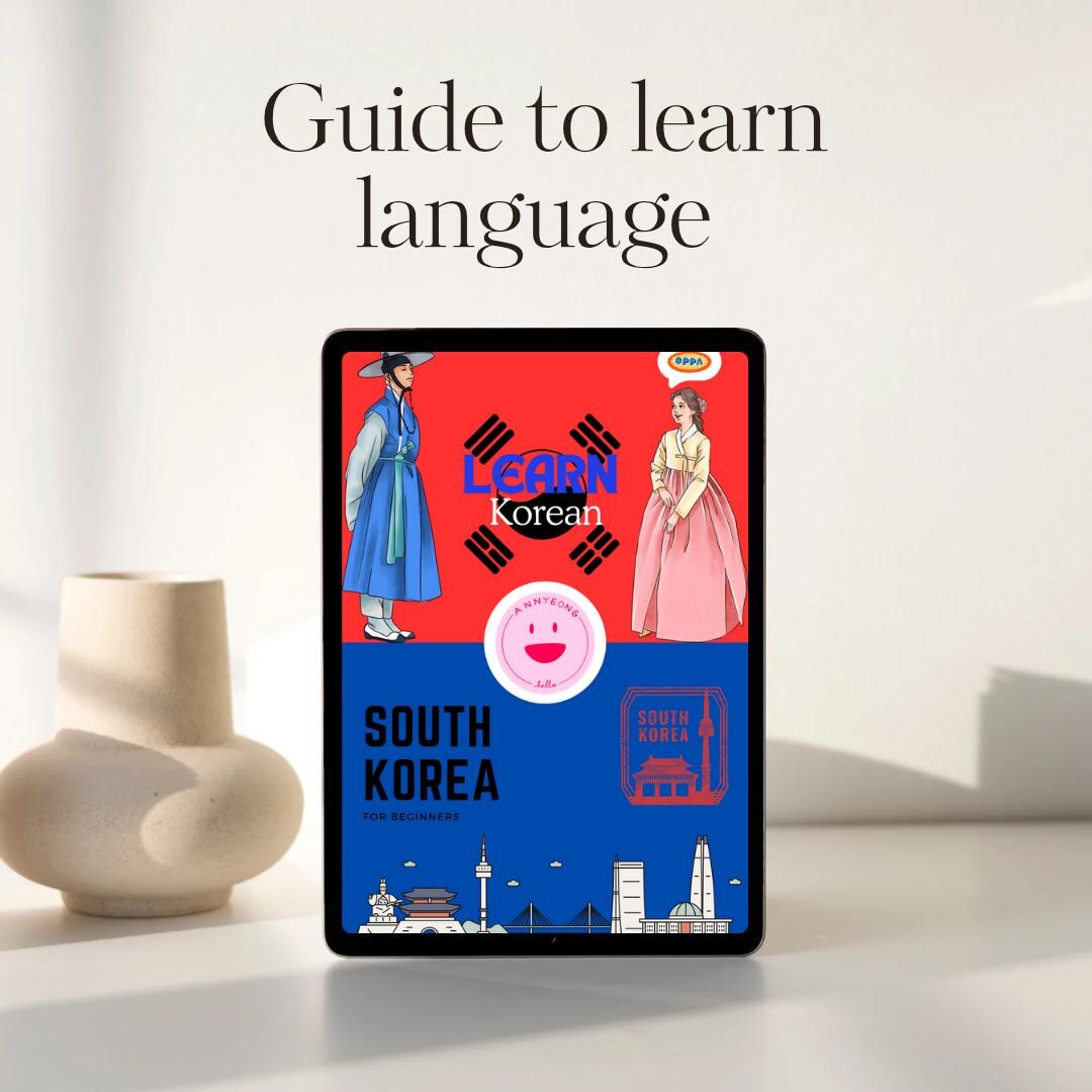 Guide to Learn the Basics of Korean - Etsy