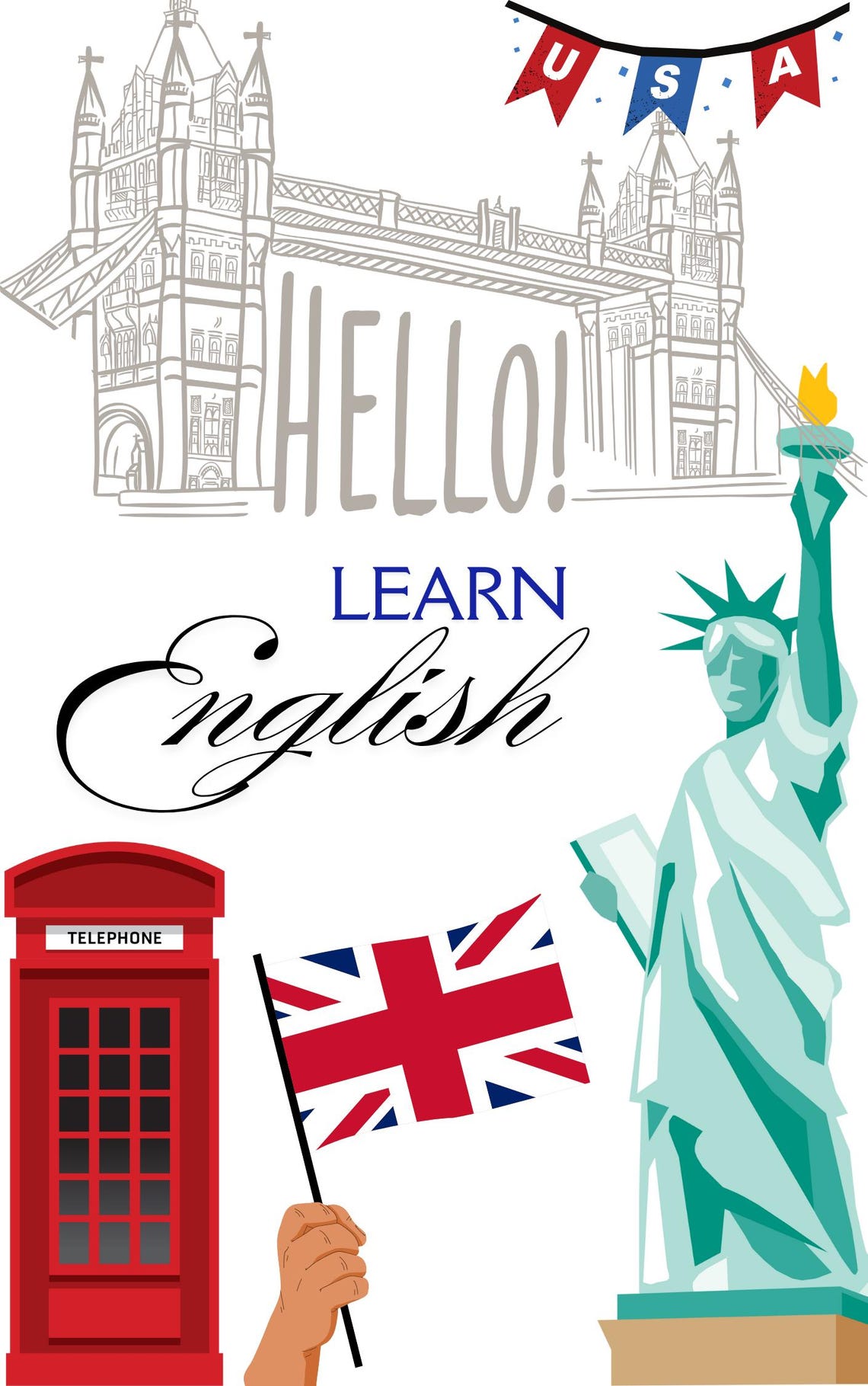 Guide to Learn the Basics of English - Etsy