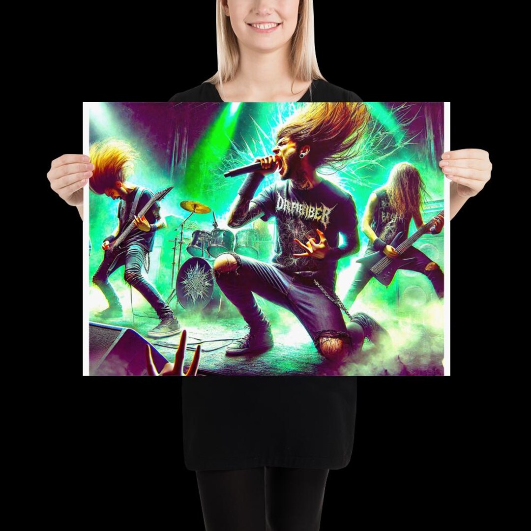 Metalcore Band Poster - Etsy