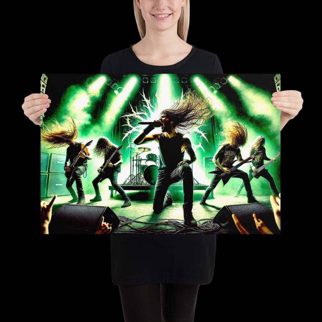 Metalcore Band Poster - Etsy