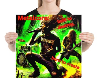 Band Poster - Etsy