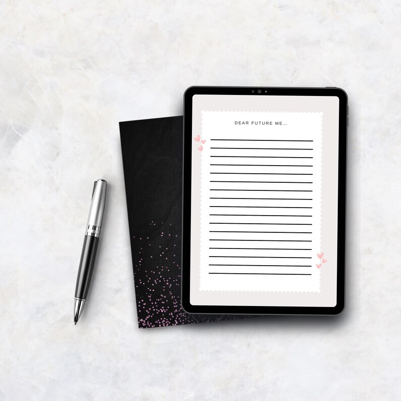 Note to My Future Self | Printable Journal Page | Self Reflection ...