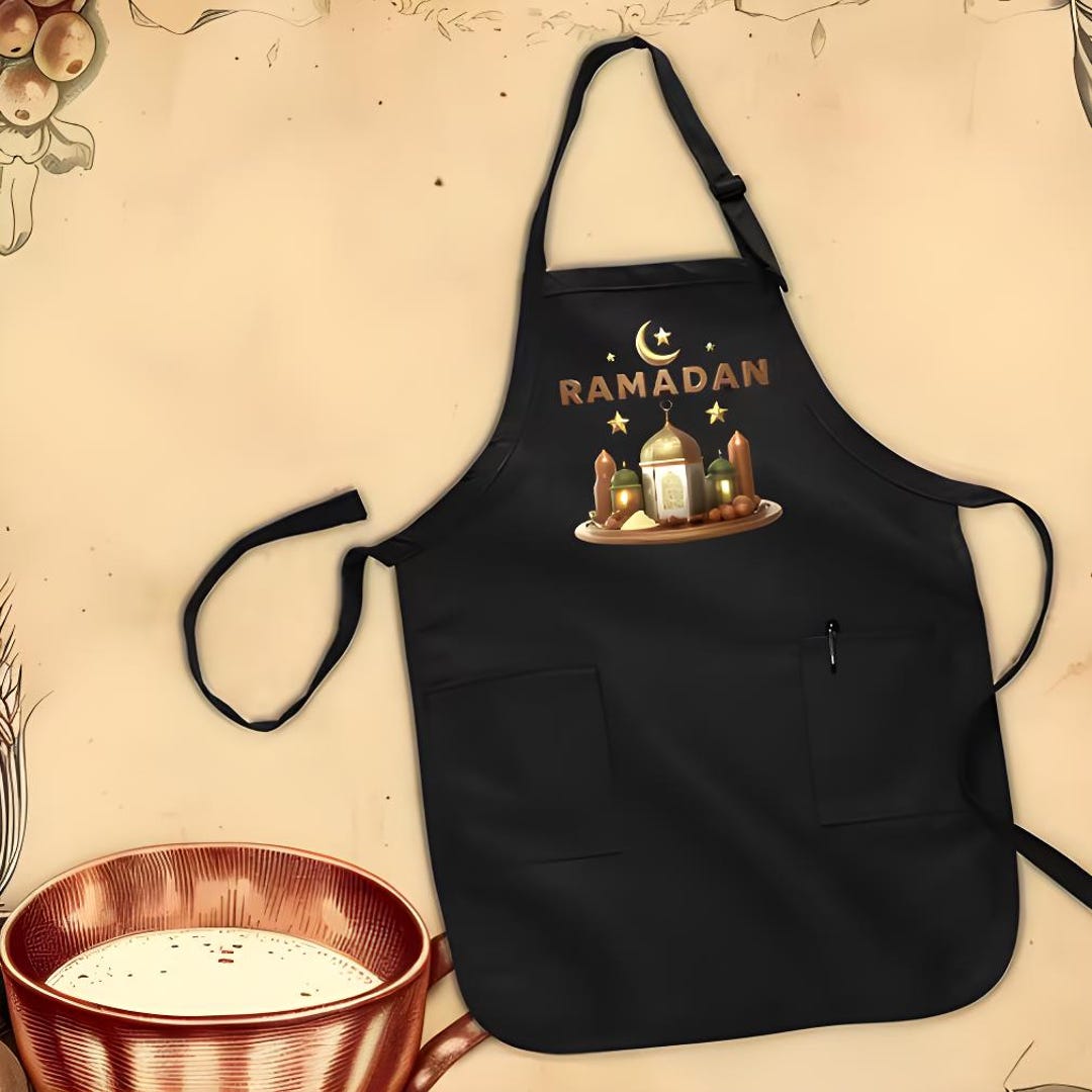 2025 New Ramadan Mubarak Apron A Perfect Touch for Your Family ...
