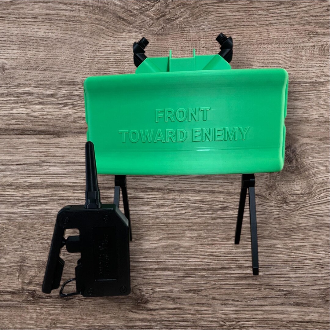 3D Printed C4 Detonator and Life-size Claymore Model | Realistic ...