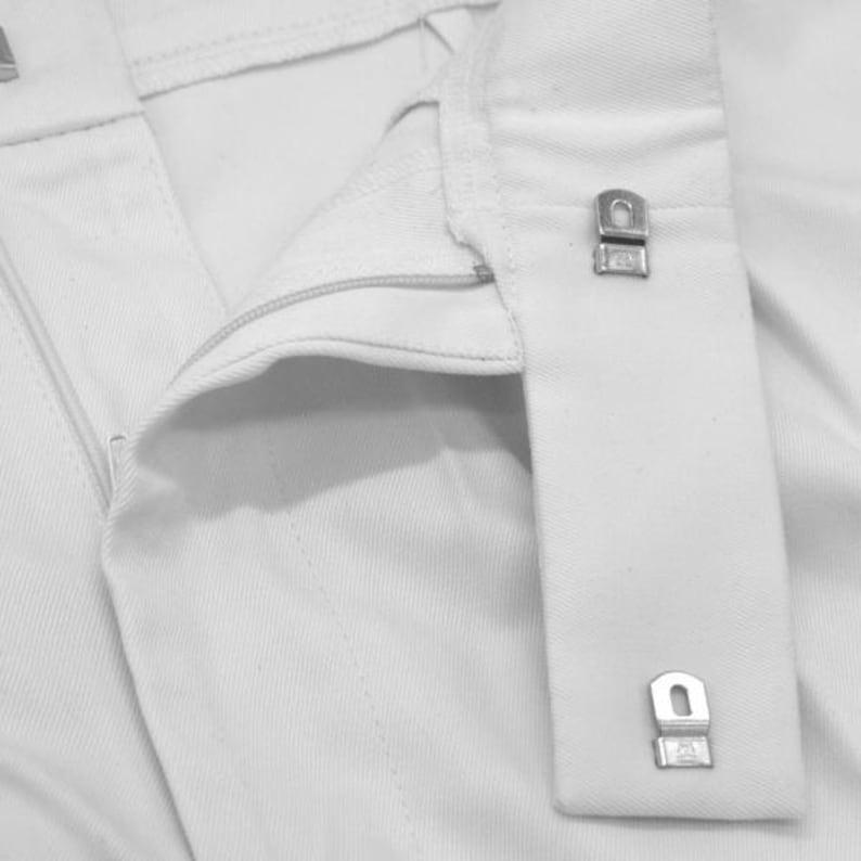 British Army Royal Navy Class II Trousers, White "bells", 3 Pockets ...