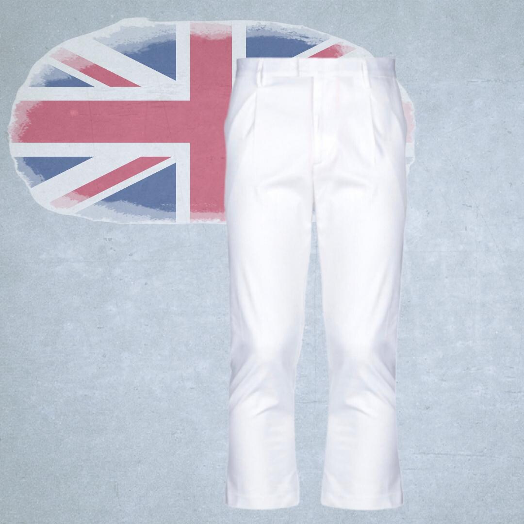 British Army Royal Navy Class II Trousers, White "bells", 3 Pockets ...