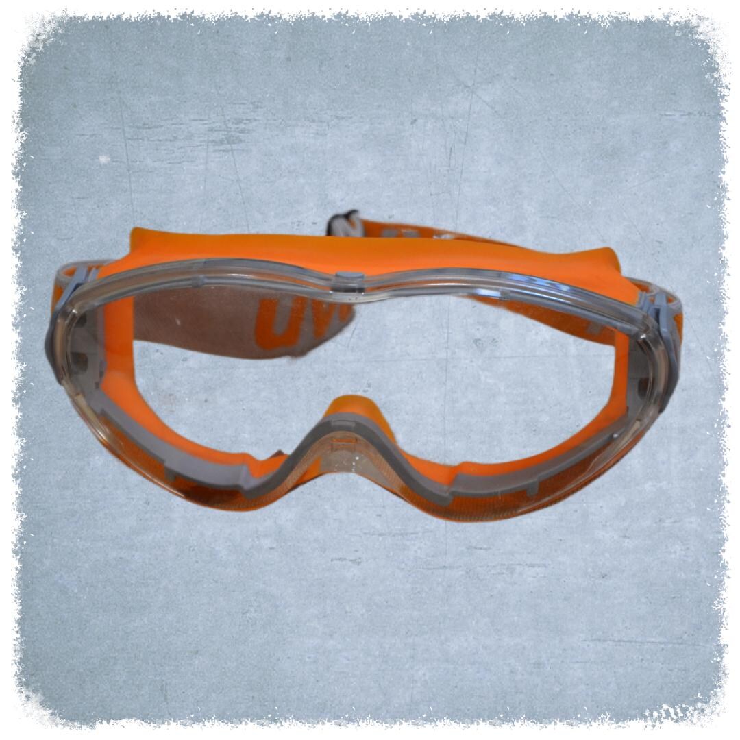 Uvex Work Safety Goggles With Adjustable Strap, Protective Glasses for ...