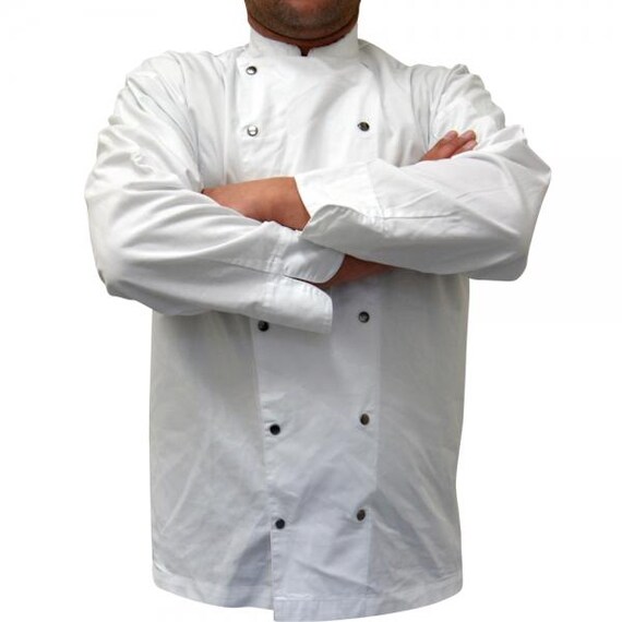 Vintage British Army White Chef Jacket, Unisex kitche… - Gem