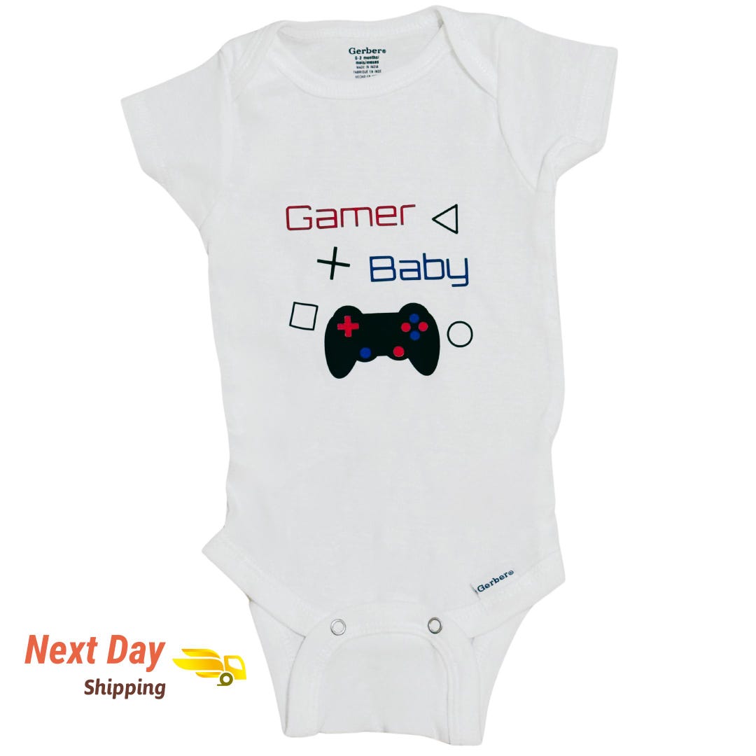 Gamer Baby Onesie© - Cute Video Game Controller Baby Bodysuit - Baby ...